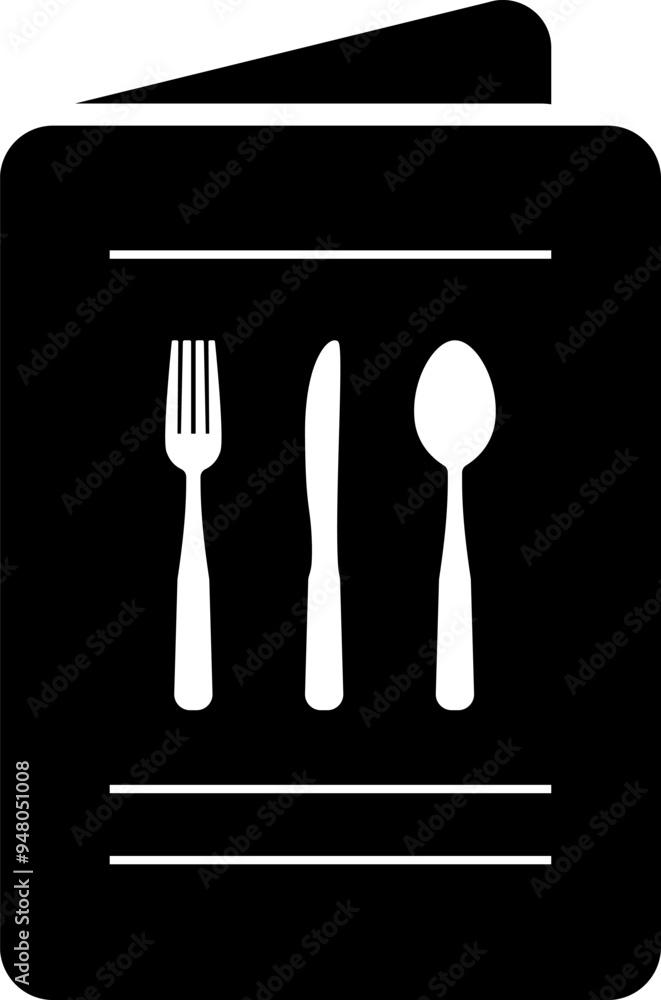 Menu icon. Menu for the restaurant. Menu book sign. Food menu card icon ...
