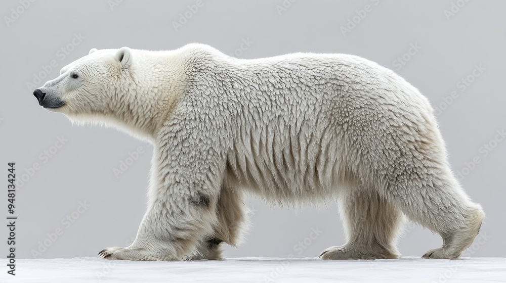 ภาพประกอบ Stock Detailed clipart of a single bear, such as a majestic ...