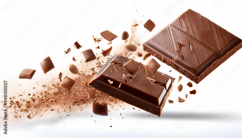 Playful composition showcasing the texture and richness of milk ...