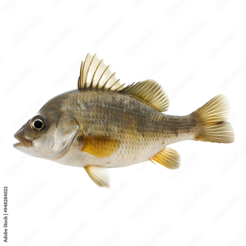 Freshwater drum, Fish, Isolated on Transparent Background, Graphic ...