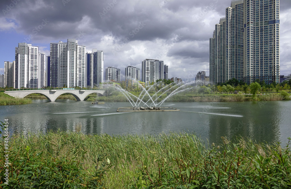 Cheongna International City, Seo-gu, Incheon, South Korea - September ...