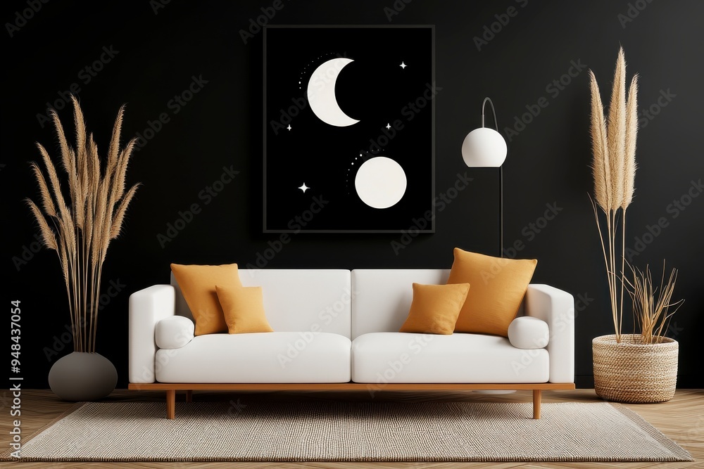 Intricate Maze, White abstract network with a highlighted golden path ...