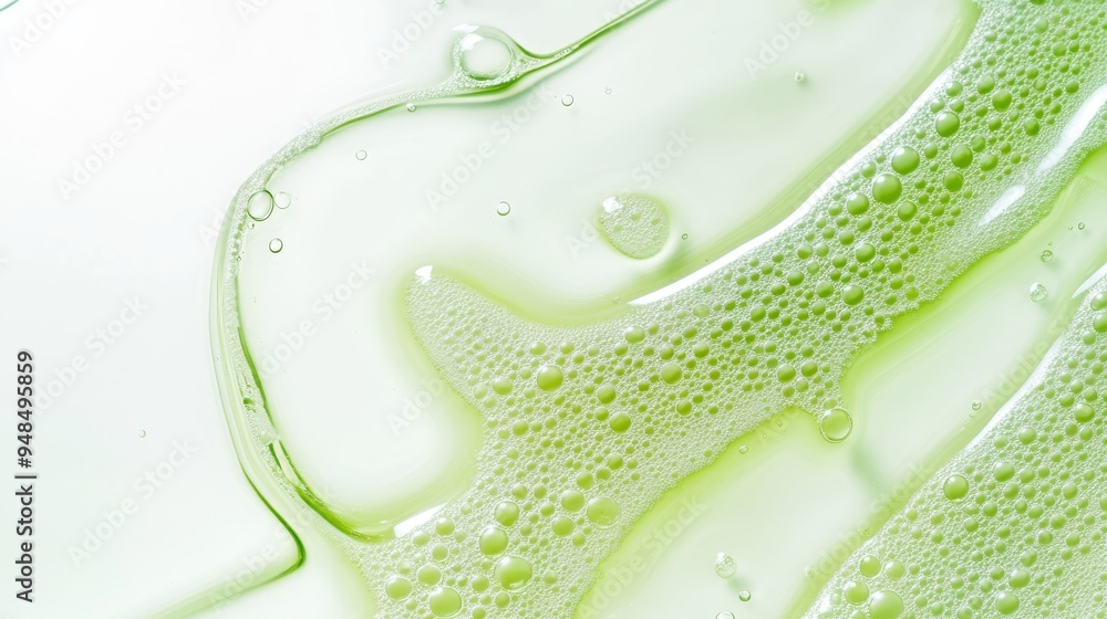 Delve into the fascinating and intricate details of a vibrant green ...