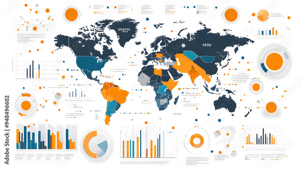 Corporate Data Analysis: A vector graphic of corporate data analysis ...