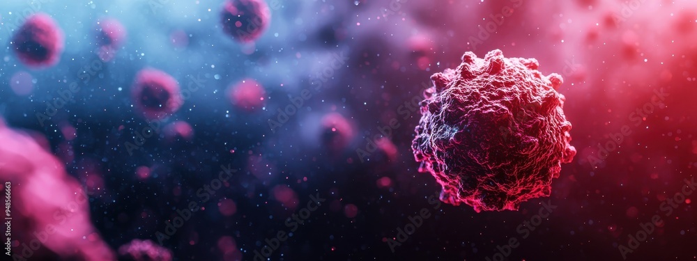 A spacecraft with a special compartment filled with microorganisms ...