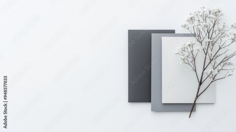 Cool slate grey color palette, modern and neutral tones, minimalist ...