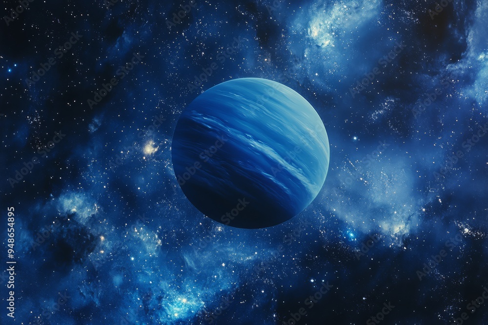 Embark on a journey to explore the magnificent planet Neptune, which ...