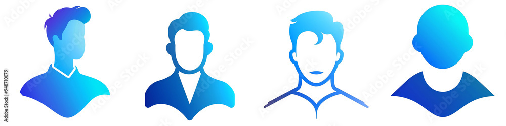 Employee clipart collection, symbol, logos, icons isolated on ...