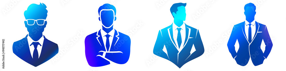 Investor clipart collection, symbol, logos, icons isolated on ...