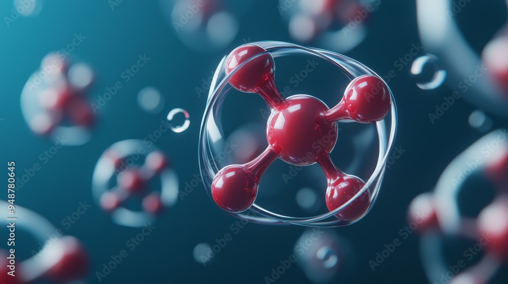 Isotopes derived from uranium in a nuclear fission process, focusing on ...