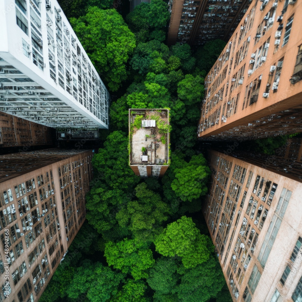 Ilustración de Stock Urbanization's Effects on Local Ecosystems ...