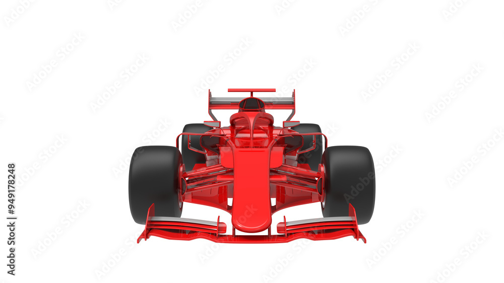 F1 red car formula 1 racing isolate in transparent background png Stock ...