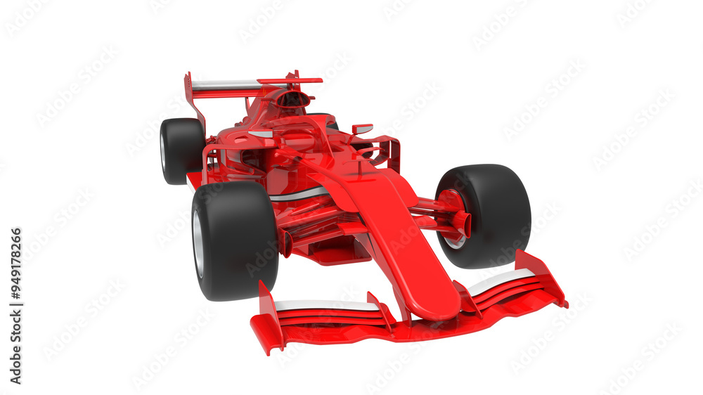 F1 red car formula 1 racing isolate in transparent background png Stock ...
