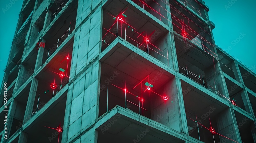 IoT Sensors Tracking the Alignment of Beams and Columns in a High Rise ...
