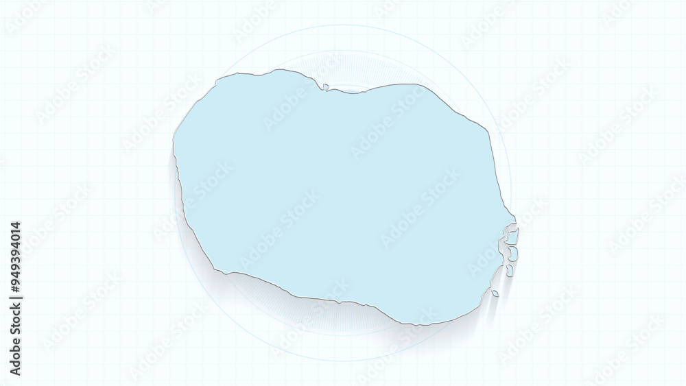 Stock-Vektorgrafik „Blue Map of Cook Islands, Cook Islands map with ...