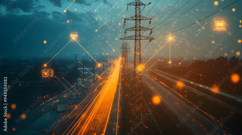 Photograph depicting the use of IoT technology to guide and monitor the ...