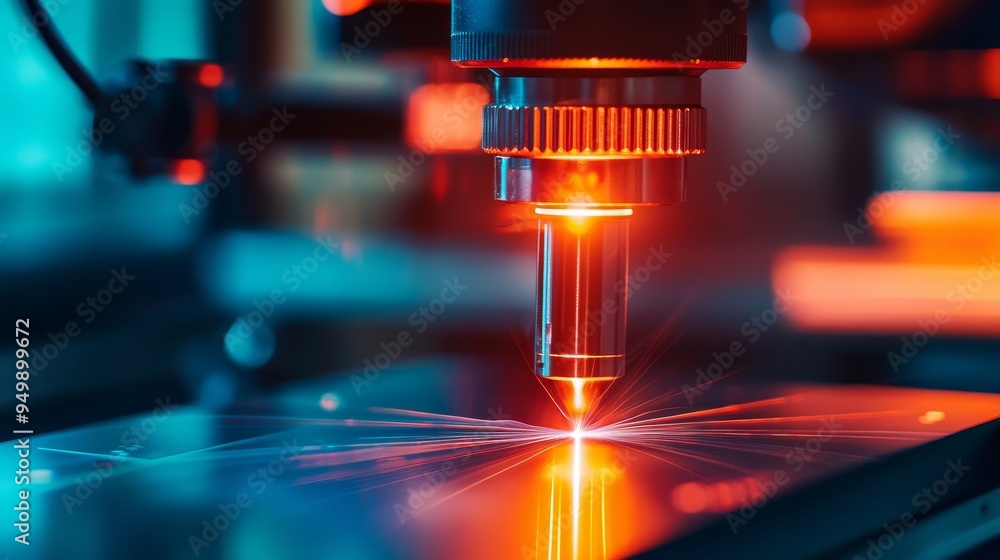 Measurement with laser light, highlighting its use in precision ...