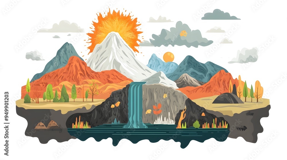 Detailed Infographic Explaining the Causes and Effects of Tectonic ...