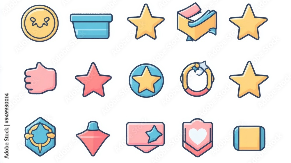 Exceptional icon collection featuring 18 filled and outline designs ...