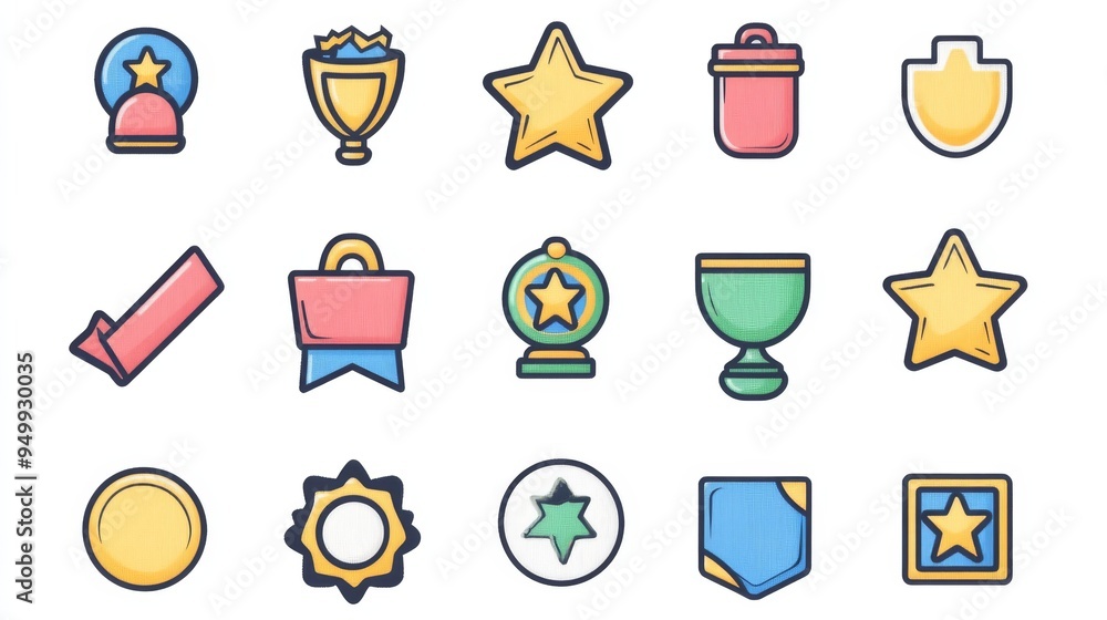 Exceptional icon collection featuring 18 filled and outline designs ...