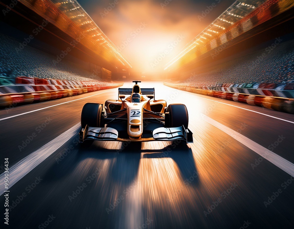 Auto sport, Formula 1 f1. Fast movement. Finish line. Competition ...