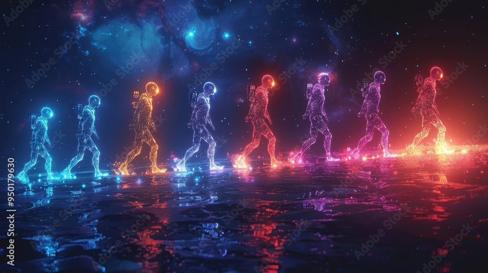 Evolution of Cyborg and Human: Journey Under the Starry Night with ...