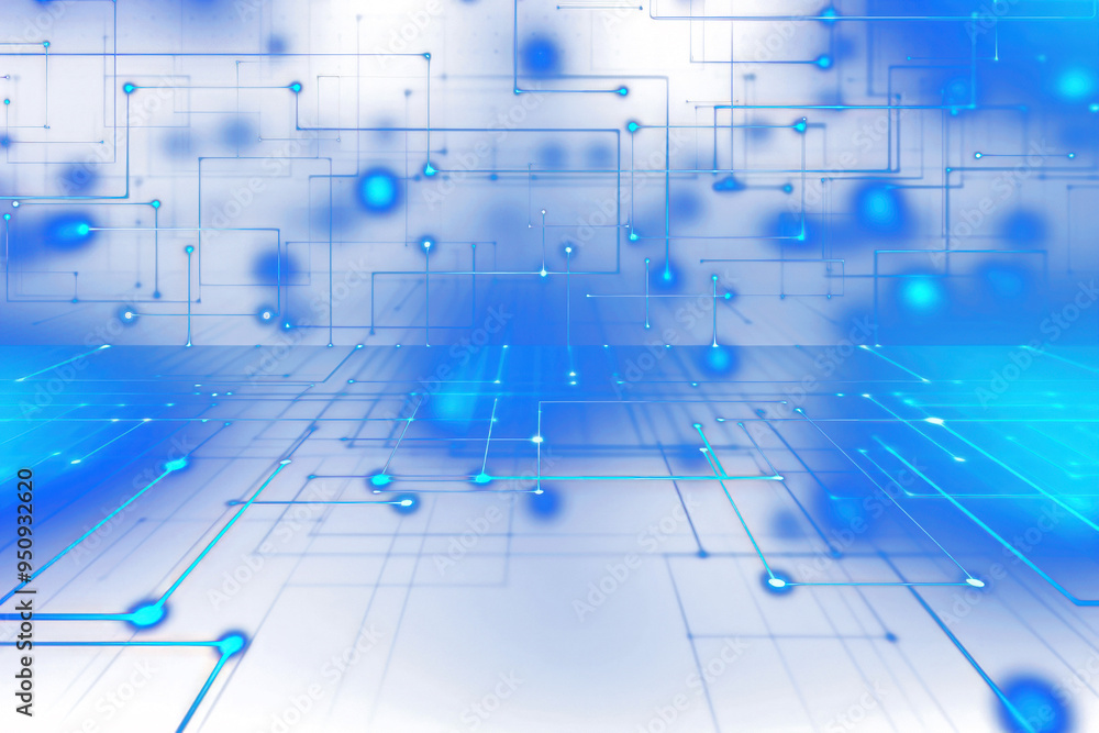 PNG Futuristic digital circuit network overlay effect, transparent ...