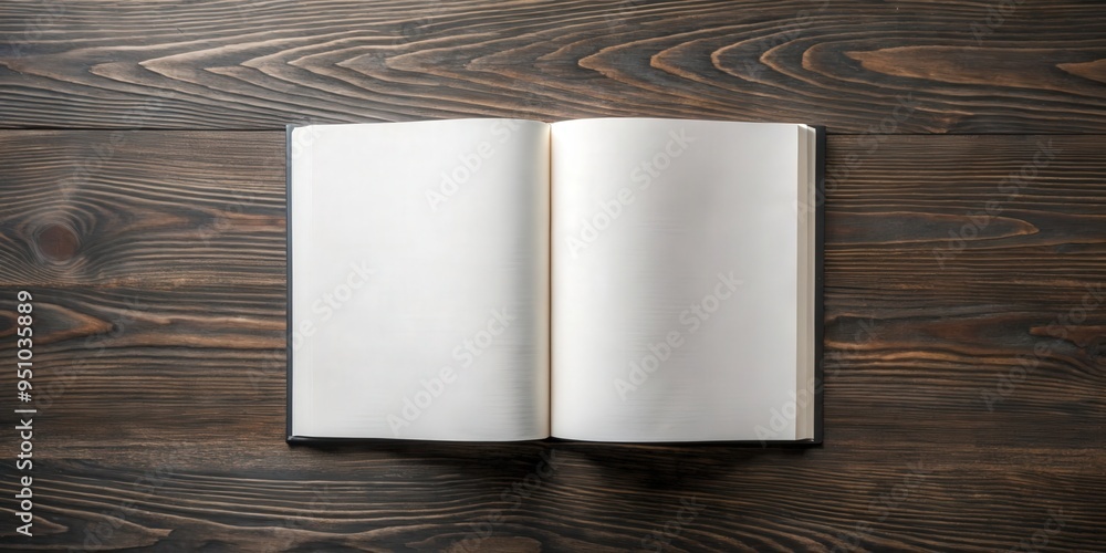 Ilustración de Stock Blank A4 size open book mockup catalog magazines ...