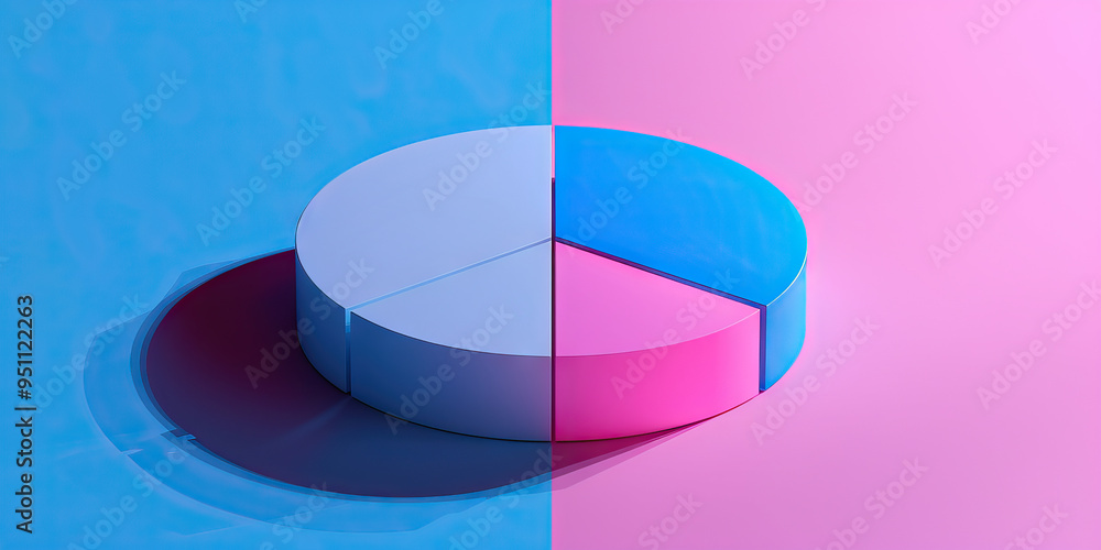A pie chart analyzing the gender pay gap in the European workforce ...