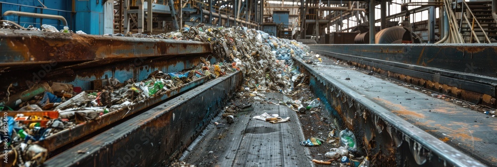 Transporting Refuse Derived Fuel (RDF) on a conveyor for boiler ...