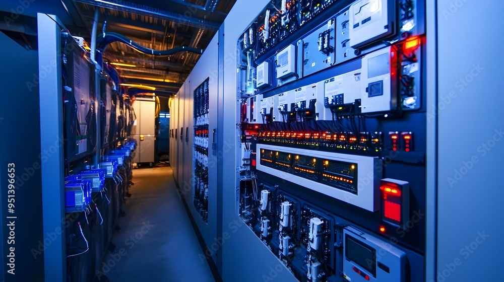 Sophisticated power surge protection systems installed in a state of ...