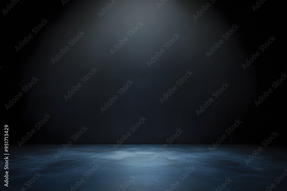 Empty gradient black backdrop wallpaper studio floor template of ...