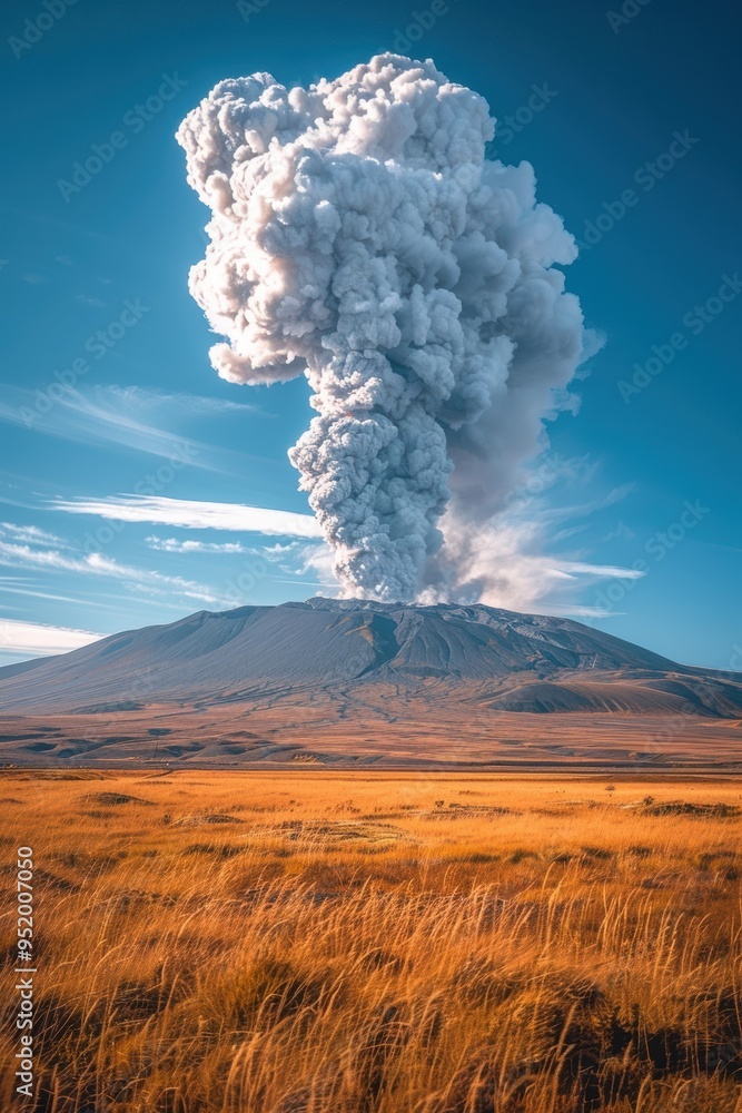 A breathtaking, high-definition photo captures the powerful eruption of ...