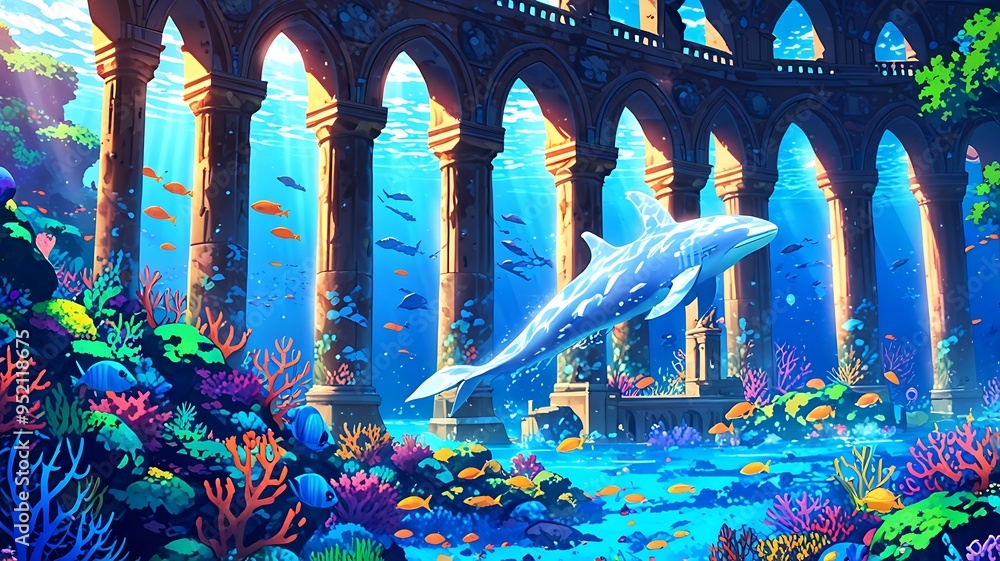 Realm Beneath the Waves: The Magical Underwater Kingdom of the Mermaid ...