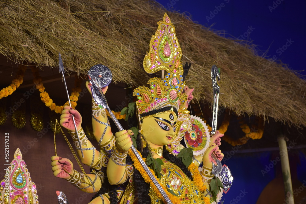 Durga Pooja, Bengali Mata Ji Stock Photo | Adobe Stock