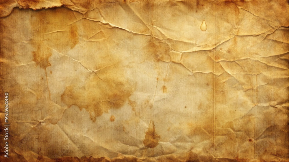 Aged, worn, and weathered vintage paper texture with subtle tears ...