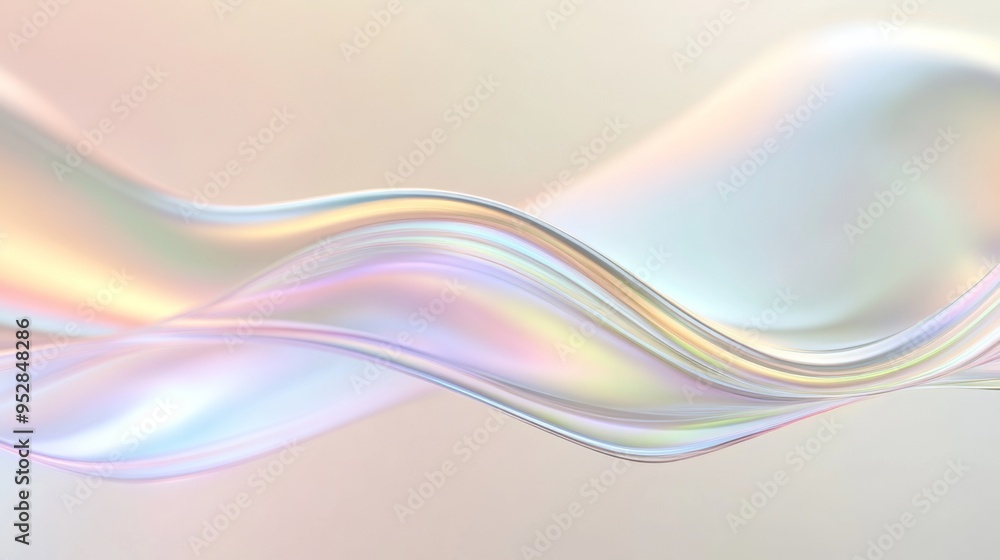 Macro glass 3d Y2K render abstract background. Transparent ...