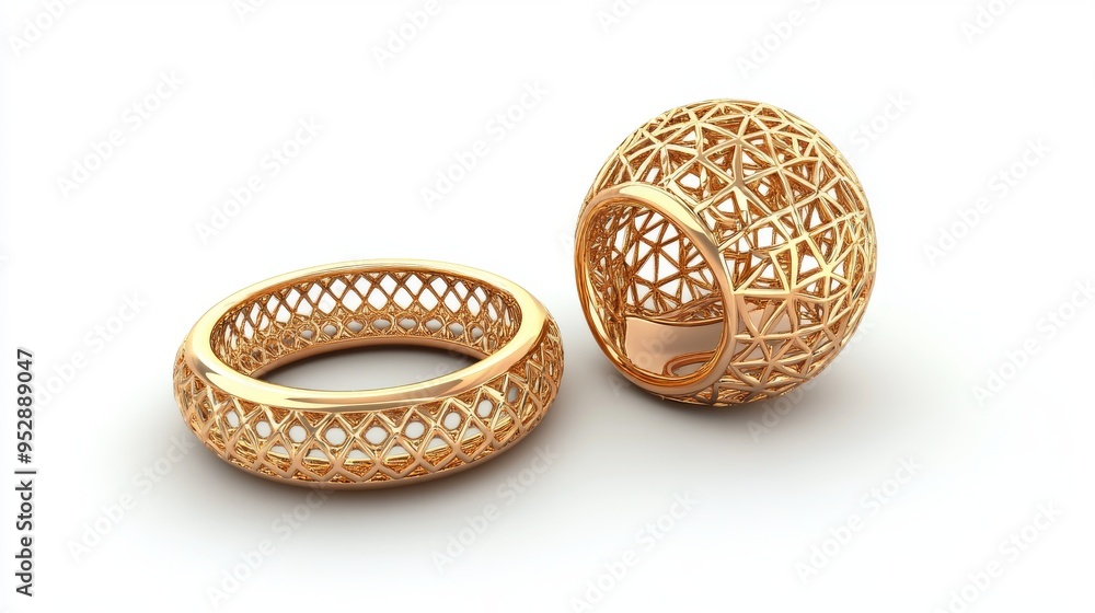 On a white background, multiple projections depict the face of the Gold ...