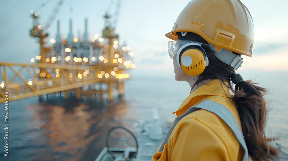 Woman Engineer at an Oil Rig | Female Leadership in the Energy Industry ...