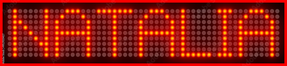 LED Display Style Vector: Digital Pixel Art ' Natalia , ' Text for ...