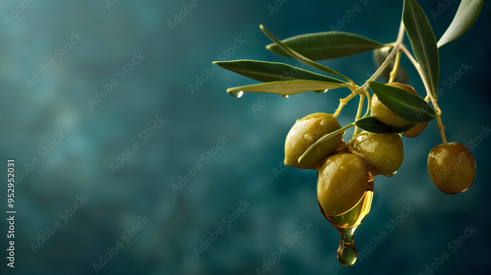 Olive oil, a raw fruit extract from Mediterranean plants, Greece and ...