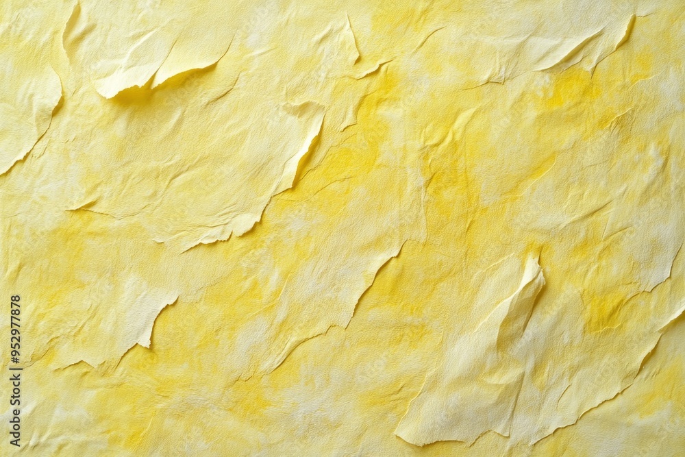 Paper texture background, Light Yellow Watercolour Paper grain fin with ...