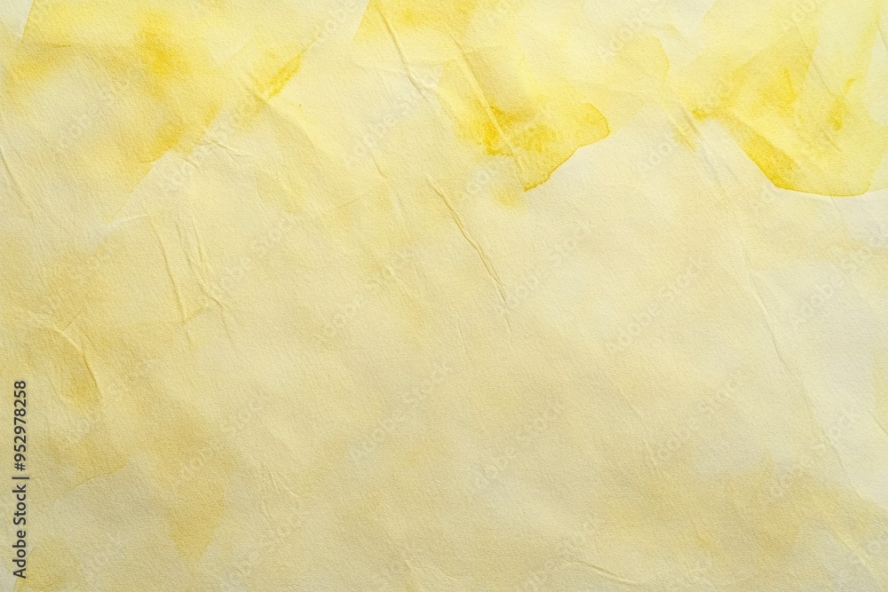 Paper texture background, Light Yellow Watercolour Paper grain fin with ...