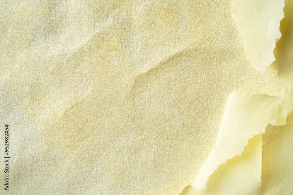 Paper texture background, Light Yellow Watercolour Paper grain fin with ...