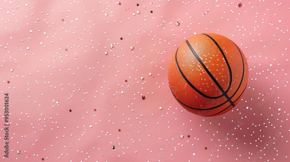 Frame Border with Various Sports Equipment on Pastel Background for ...