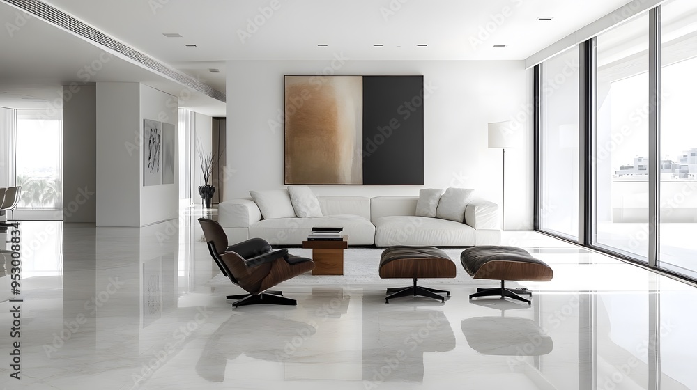 Mid-Century Modern: Simple forms, organic influences, mix of materials ...