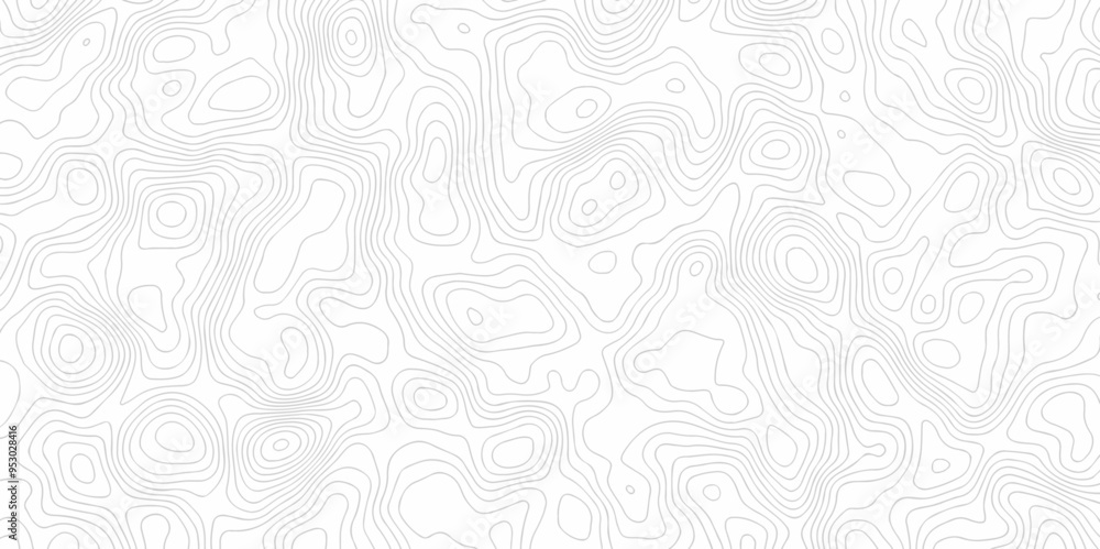 Vector de Stock Vector topo map seamless wave topography map pattern ...