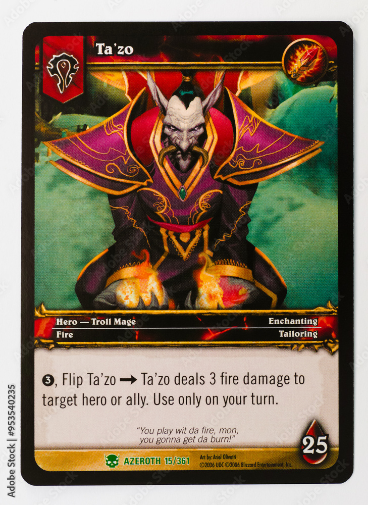 Hamburg, Germany - 06192024: photo of English World of Warcraft trading ...