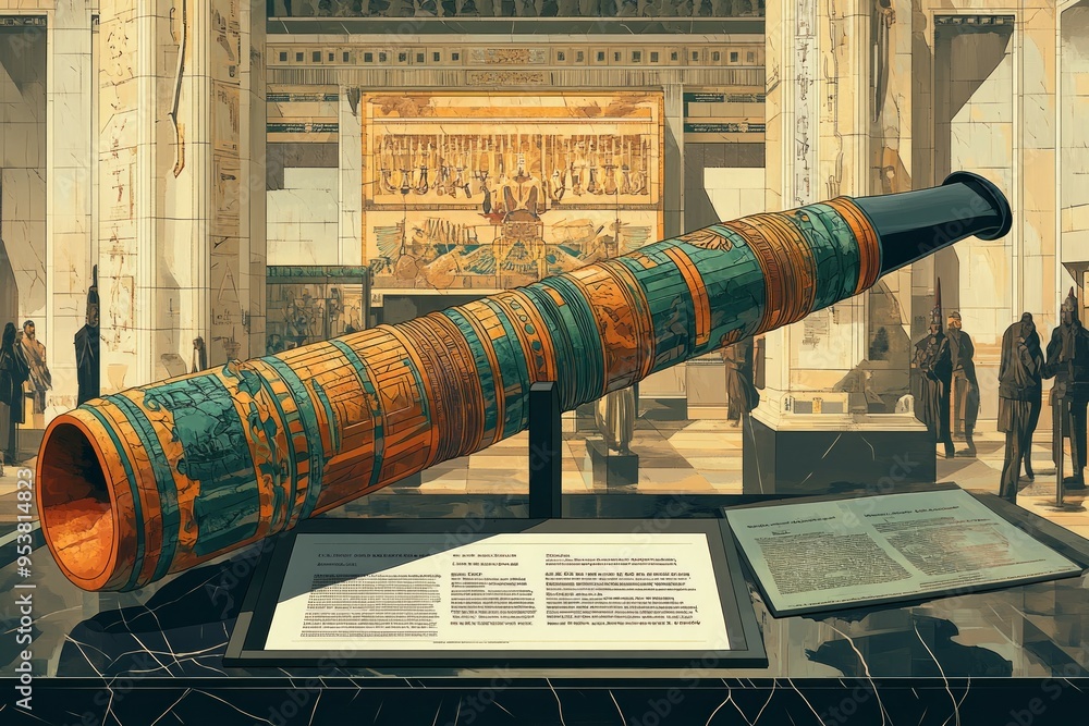 Sacred Pipe Calumet Museum Display Native American Spirituality ...