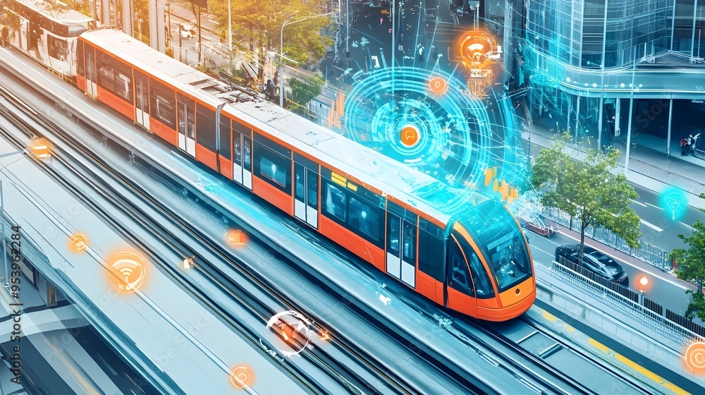 of IoT powered public transportation networks featuring predictive ...